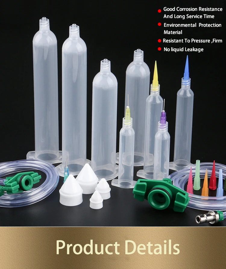 Japanese Style 5cc 10cc 30cc 50cc 70cc Plastic Glue Dispenser Syringe ...