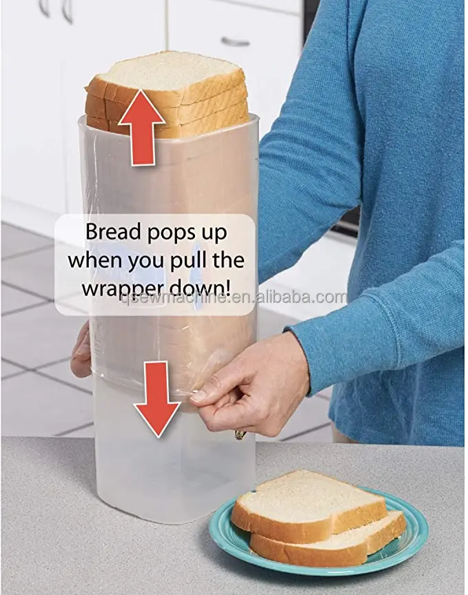 Sandwich Box Toast Box Plastic Bread Buddy Loaf Of Bread Dispenser With ...