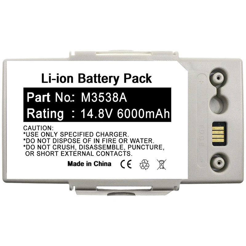 14.8v 6800mah Rechargeable Li-ion Replacement Battery For M3538a M3535 ...