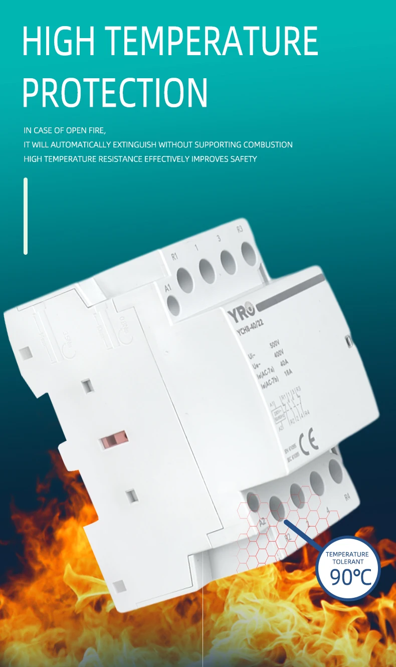 High Quality Din Rail AC Contactor Automatic Control Type Modular ...