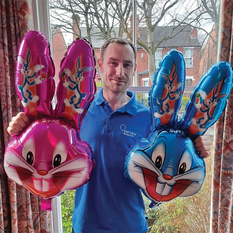 Easter Bunny Mylar Balloons - Perfect for Spring Parties