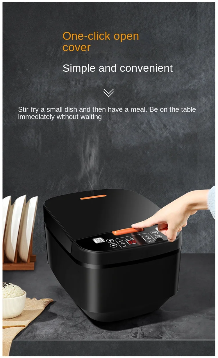 In Stock Silver Crest 5l Automatic Smart Digital Touch Lcd Multi Non-stick Home Electric Digital ...