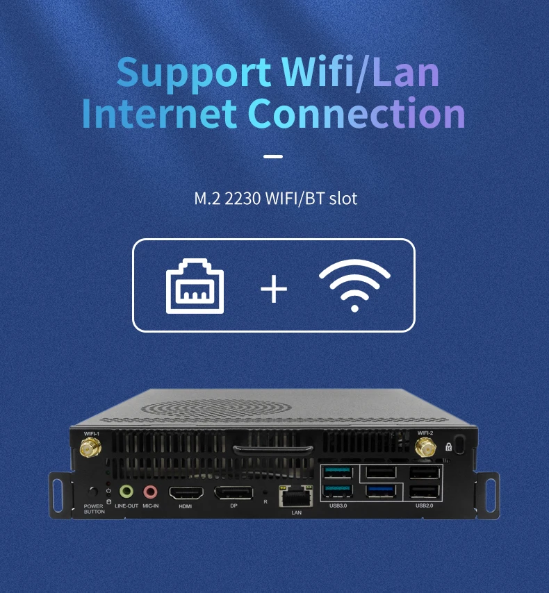 Jwipc Mini Computer Android System Industrial Computer Win10 Ops Mini Pc I3,I5,I7 Ops For ...