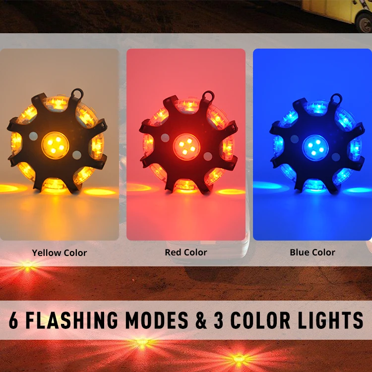 Low Profile Led Warning Flares Aerodynamic ultra Bright Visible ...