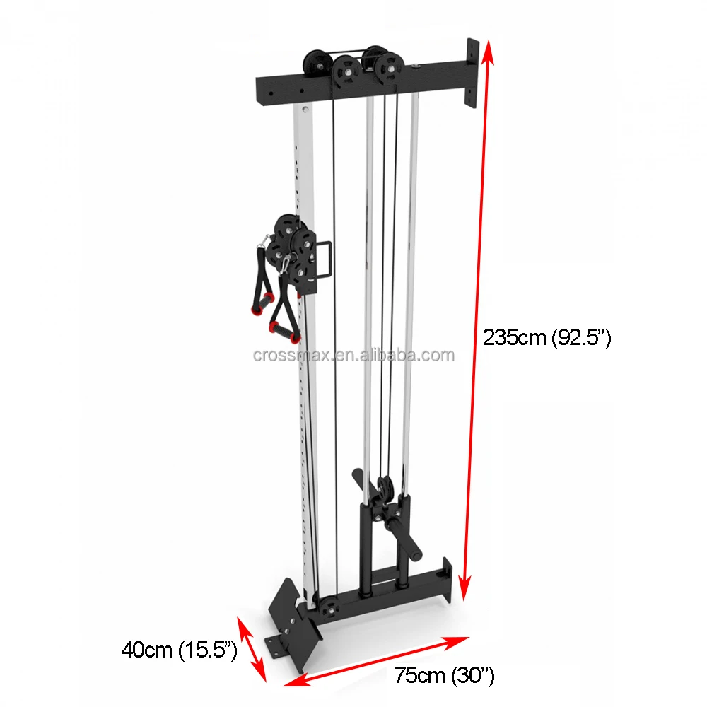 2023 Crossmax Full Half Power Rack with Cable Attachment