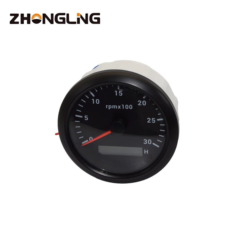 RPM Gauge 12V 24V VDO Tachometer 98mm - Fuel Level & Oil Pressure