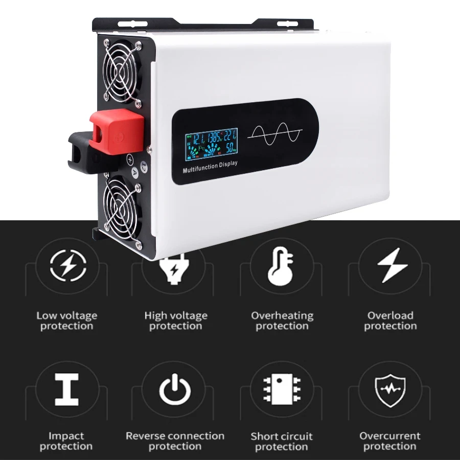 Houli Pure Wave 10000 Watt Power Inverter Solar 24 Volt Off Grid ...