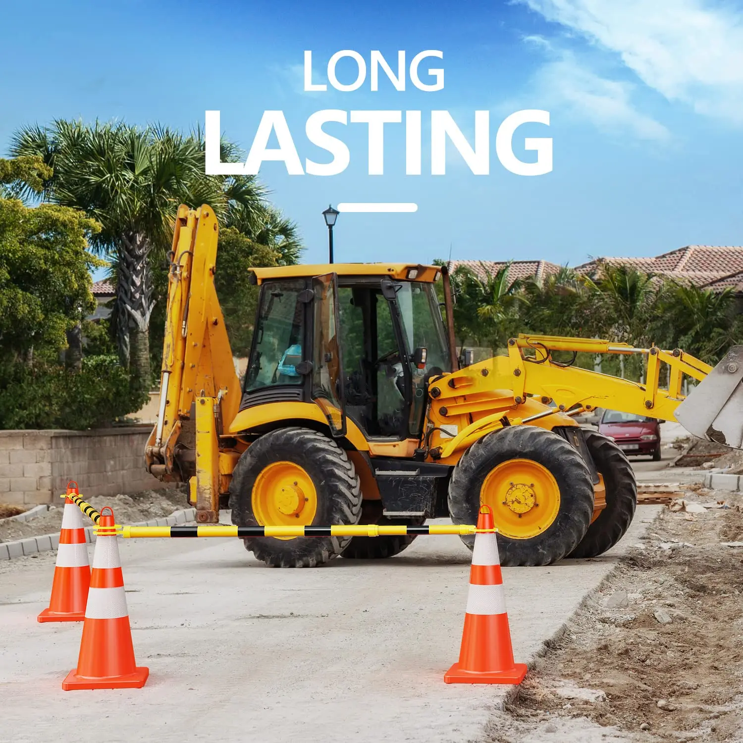 2025 Traffic Portable Reflective Retractable Safety Expandable Cone Bar ...