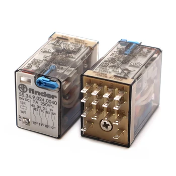 Finder Relay 55.34.9.024.0040 24vdc 7a 14pin 4co 100% New Original ...