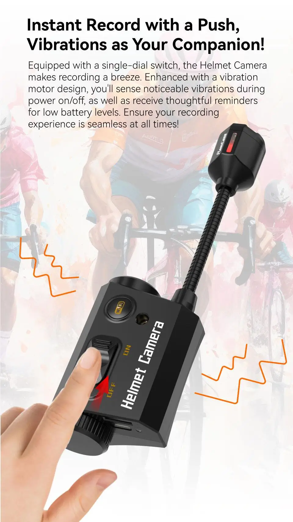 RunCam Helmet Camera Recorder Long Battery Life Face Mask Airsoft ...