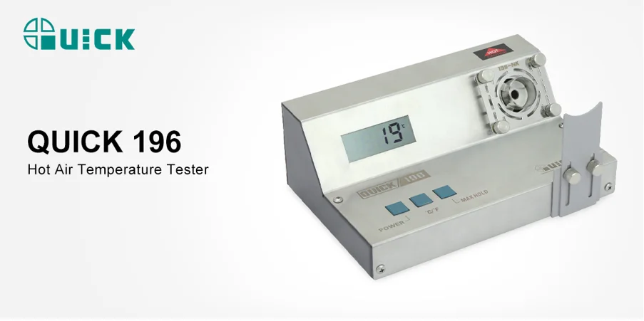 Digital Quick Rework Station Desoldering Nozzle Temperature Tester 196 ...