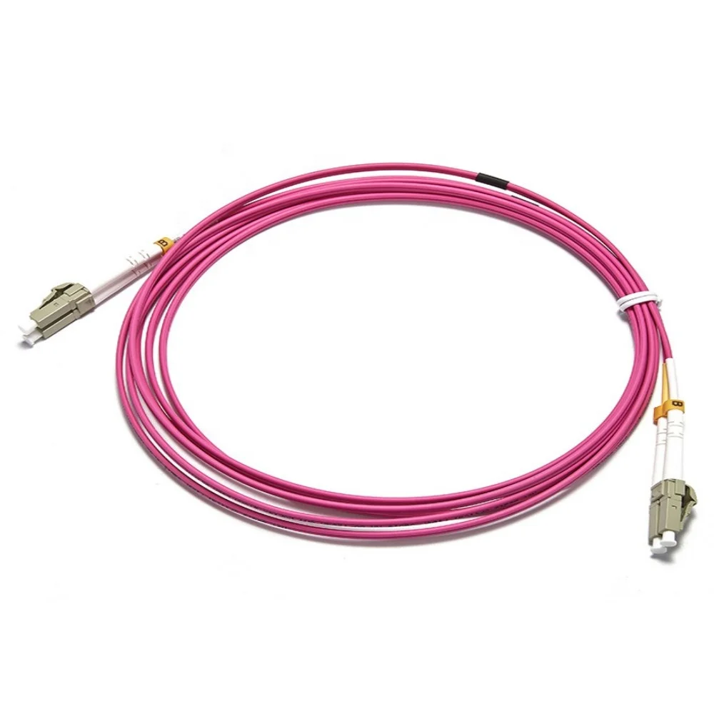 Customized Lc/sc/fc/st 2.0mm Om4 Multimode Fiber Optic Patch Cord ...