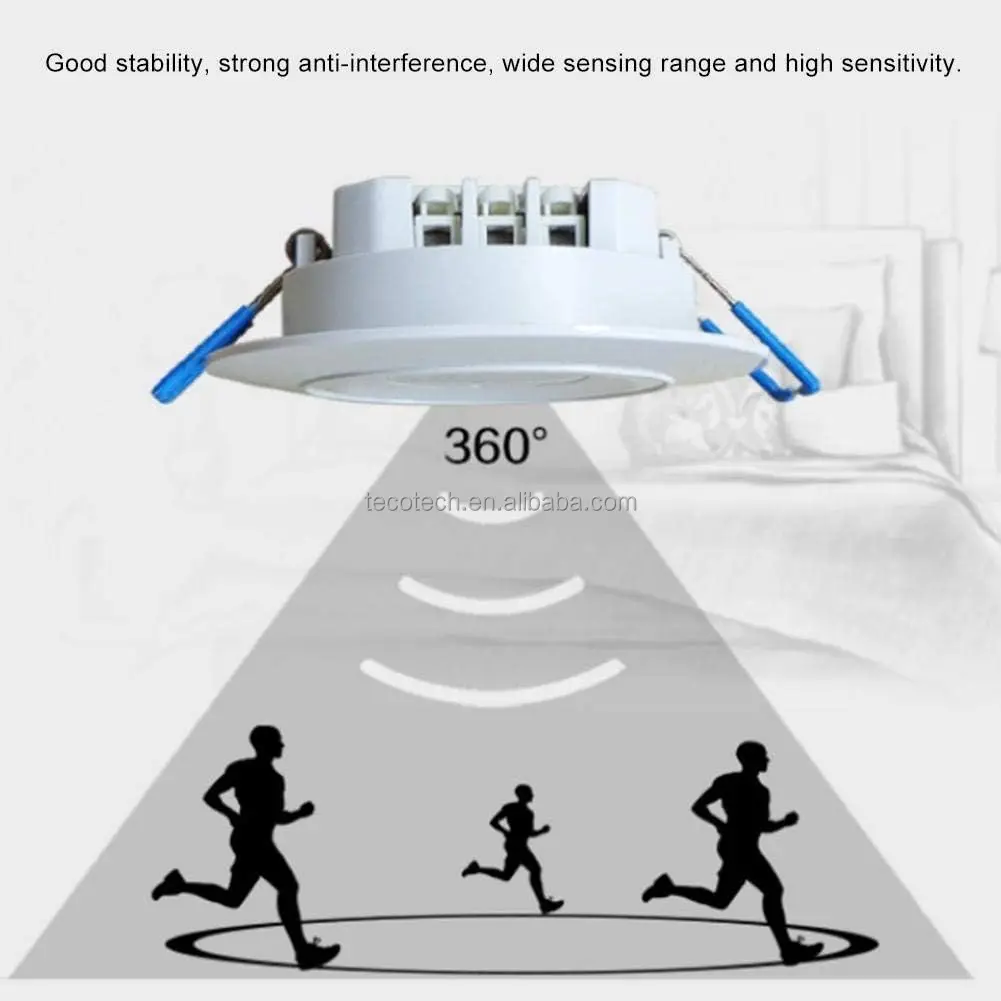 360 Degree Intelligent Microwave Oven Sensor Ceiling Occupancy Sensor ...
