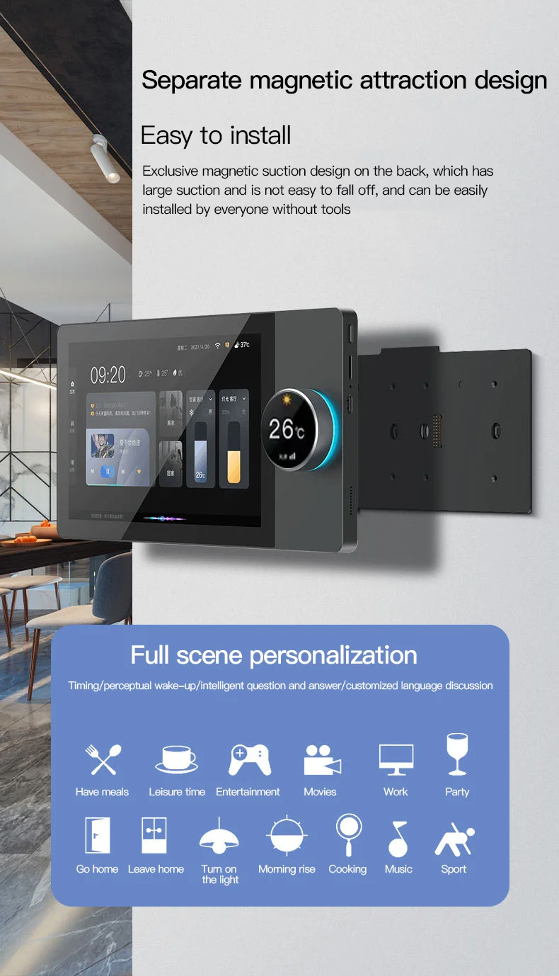 Tuya Smart Home Control Panels - Multi-Functional Touch Screens