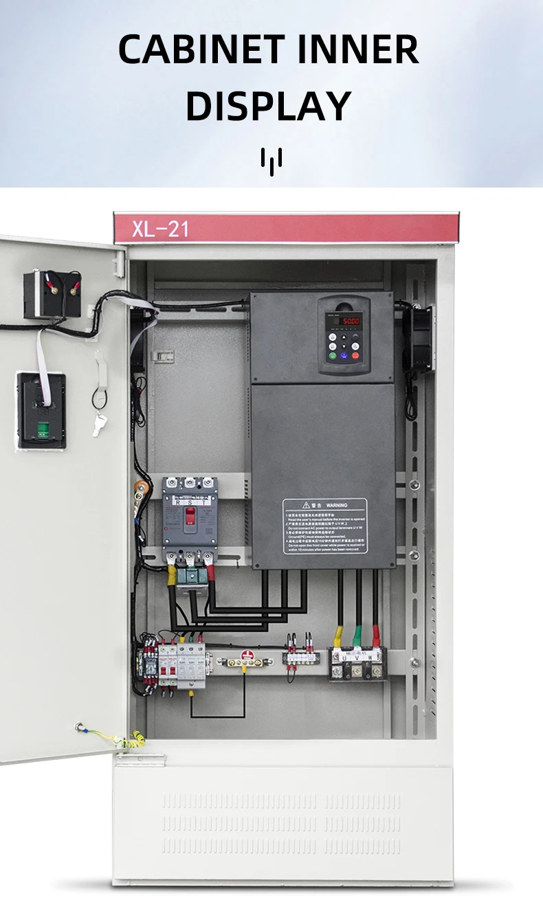 IP55 VFD Factory Control Panel Box - 220V/380V Power Distribution