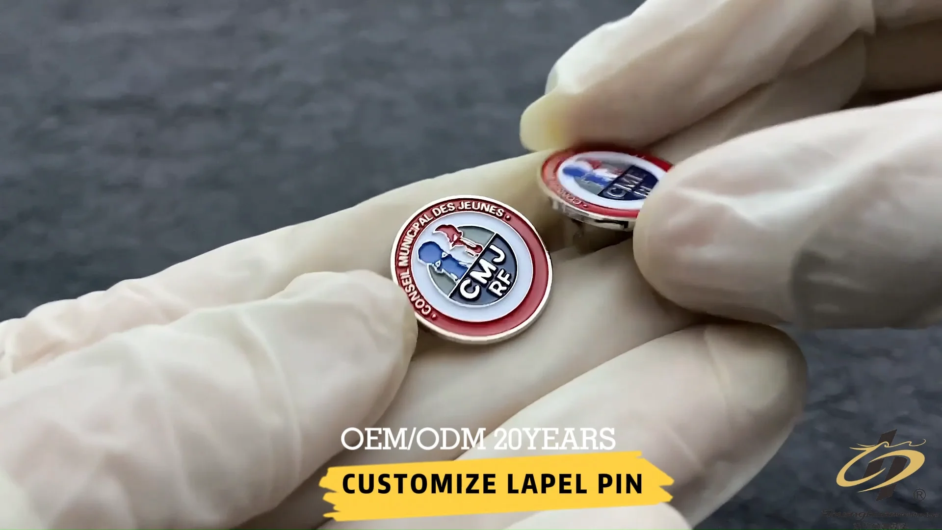 Personalized Your Own Custom Pin Lapel Alloy Metal Company Logo Letter ...