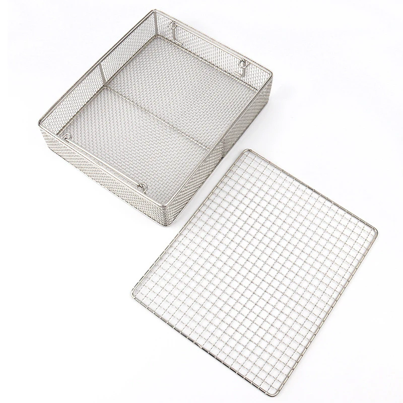 Custom Stainless Steel Metal Wire Mesh Cleaning Baskets