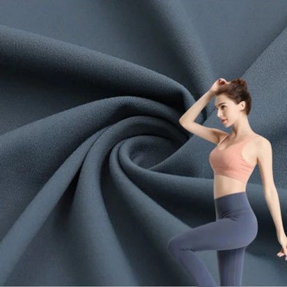 74% Nylon 26% Spandex Fabric Matte High Elastic Polyamide Yoga Sets ...