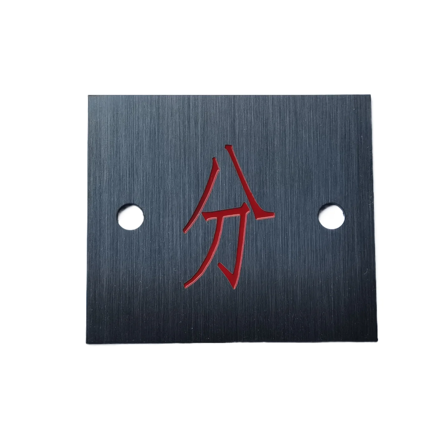 Custom Brushed Stainless Steel Name Plate Etching Fill in Paint With ...