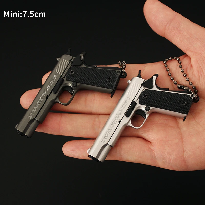 Mini Colt 1911 & Beretta 92F Toy Key Chains with ODM