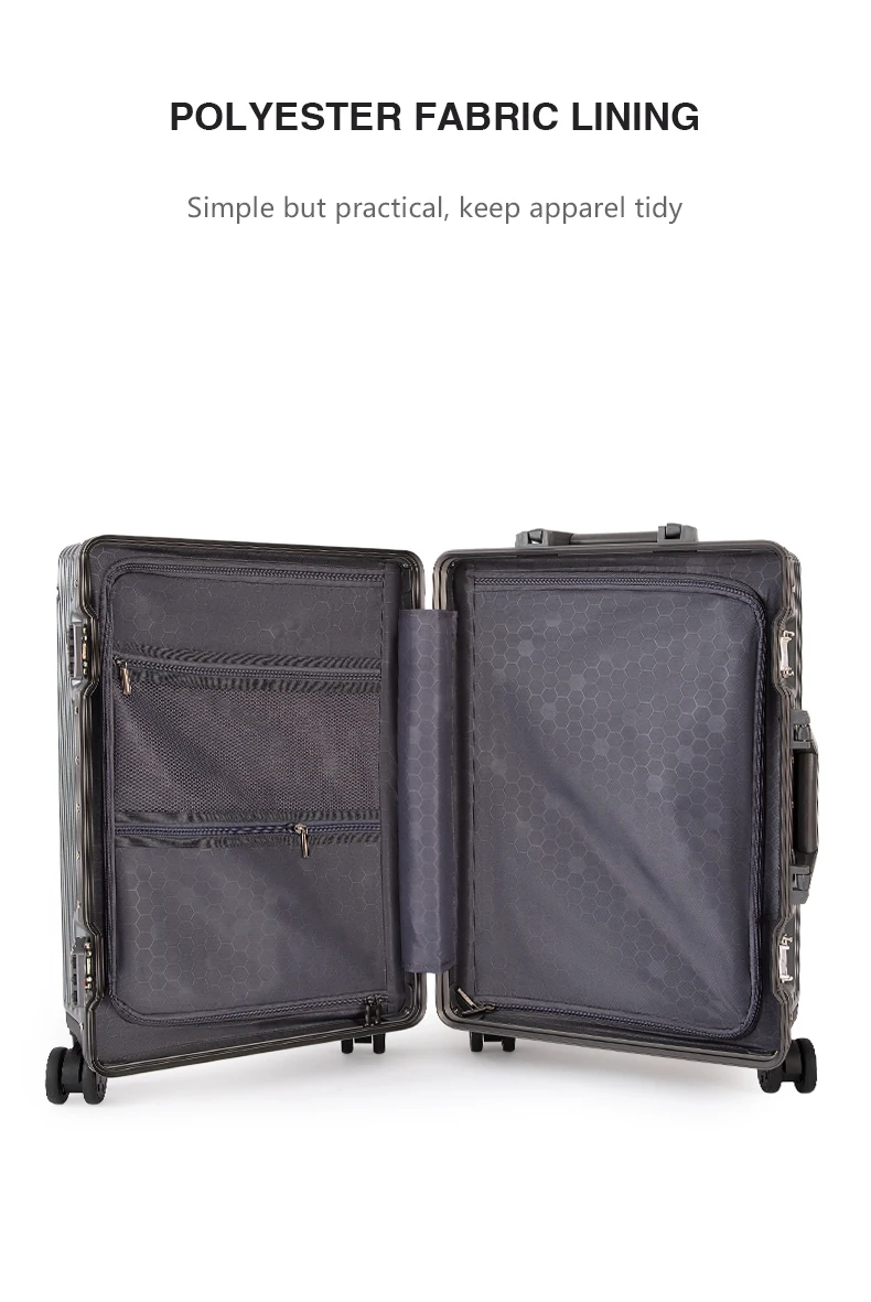 Zipperless Hard Shell Luggage - Durable Travel Suitcases