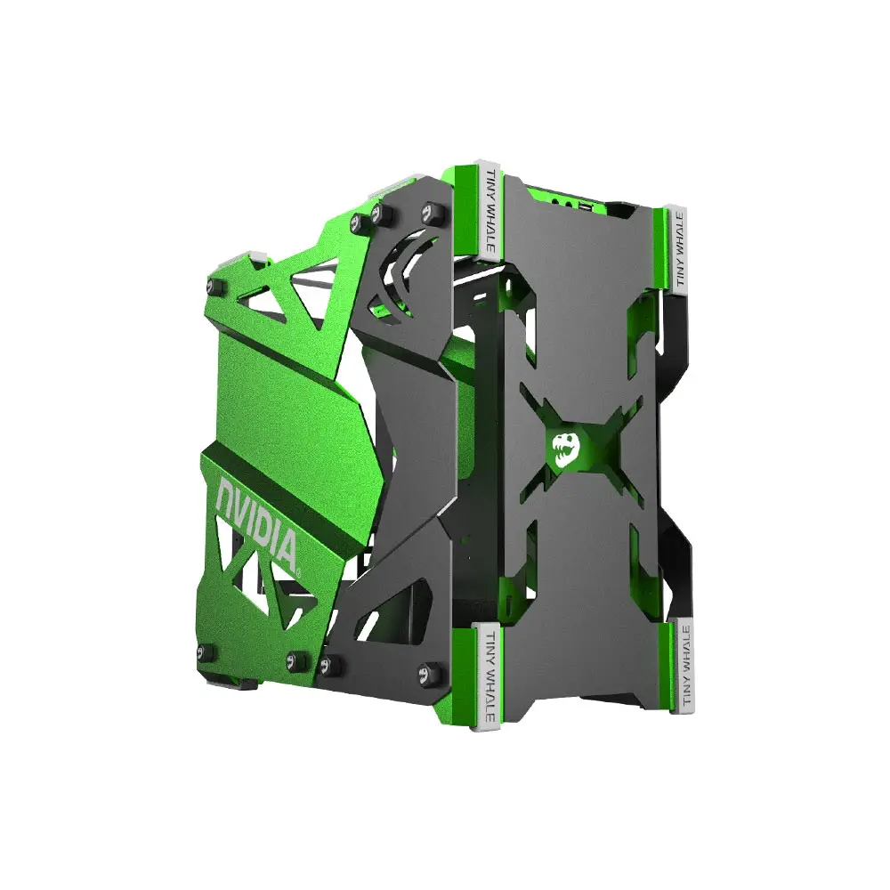 MLOONG Patented Structure Design PC Gaming Cases MATX ITX Desktop ...