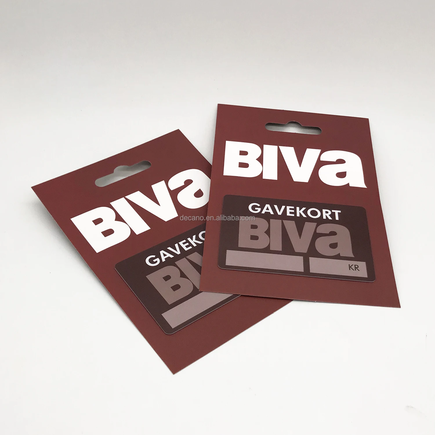 Customized PVC Gift Cards with Paper Card Holders