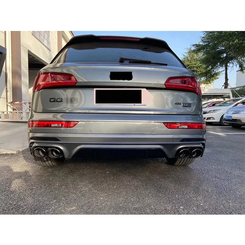 For Audi Q5 Fy Pre-facelift Sq5 Look Rear Diffuser With Exhaust Tips ...