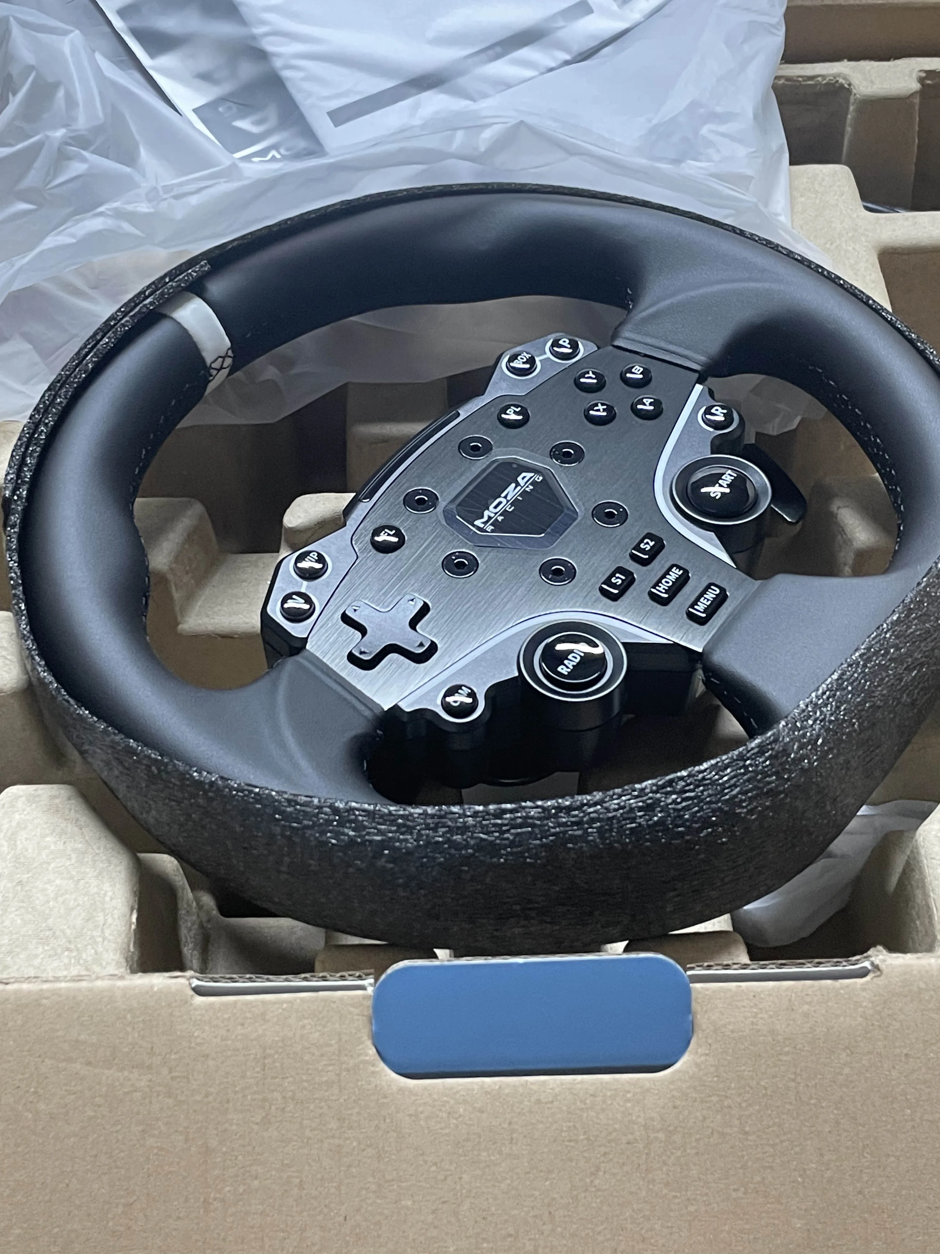 MOZA R5 Bundle 2 Pedal ES Wheel Direct Drive Wheel Base Peak Torque APP ...