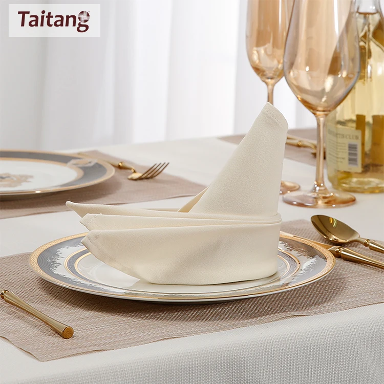 Hot Sale Color 100 Cotton Hotel And Restaurant Napkins For Wedding ...