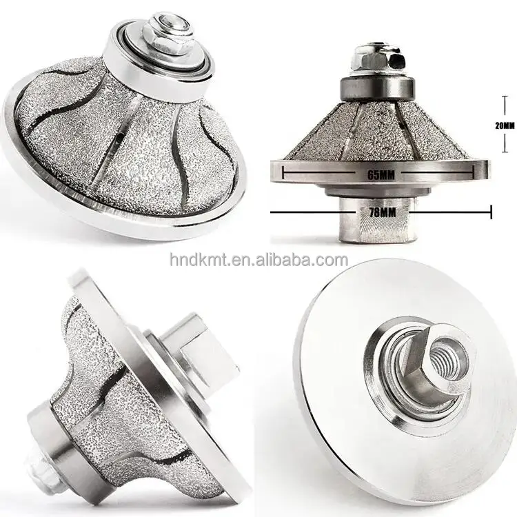V Shape Full Bullnose Granite Router Bit/diamond Profile Wheel