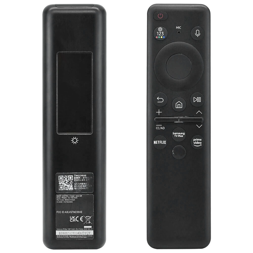 BN59-01432A TM2360E Rechargeable Solar Cell Voice Remote Control for ...