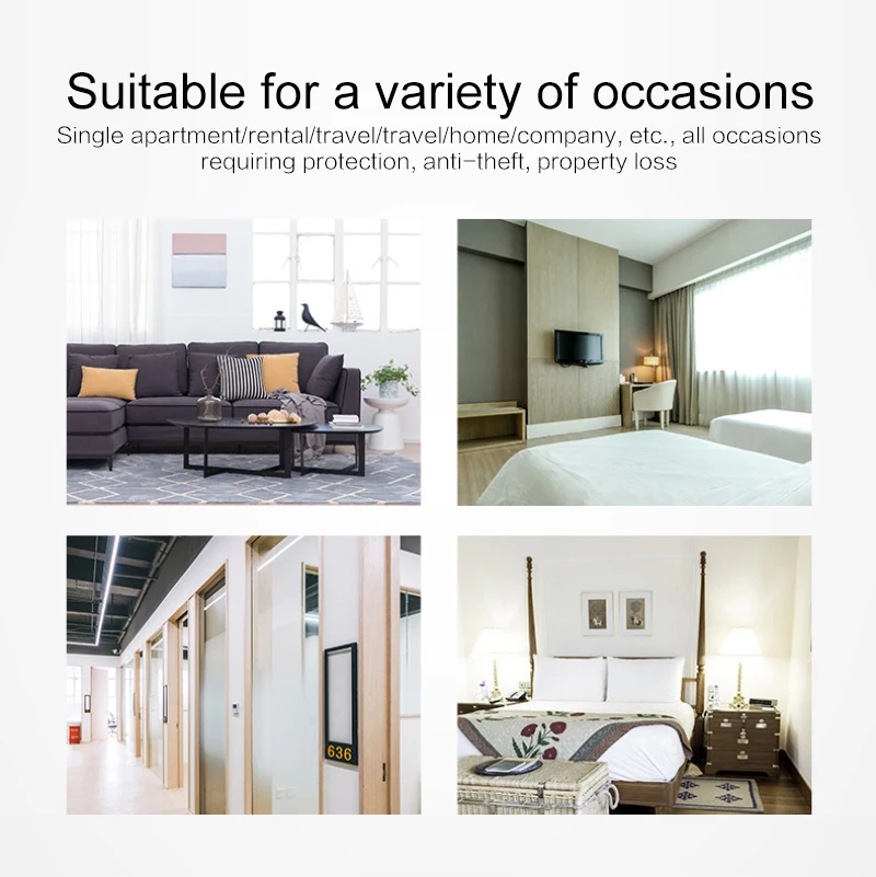 Portable Door Stop Alarm - Ultimate Anti-Theft Security