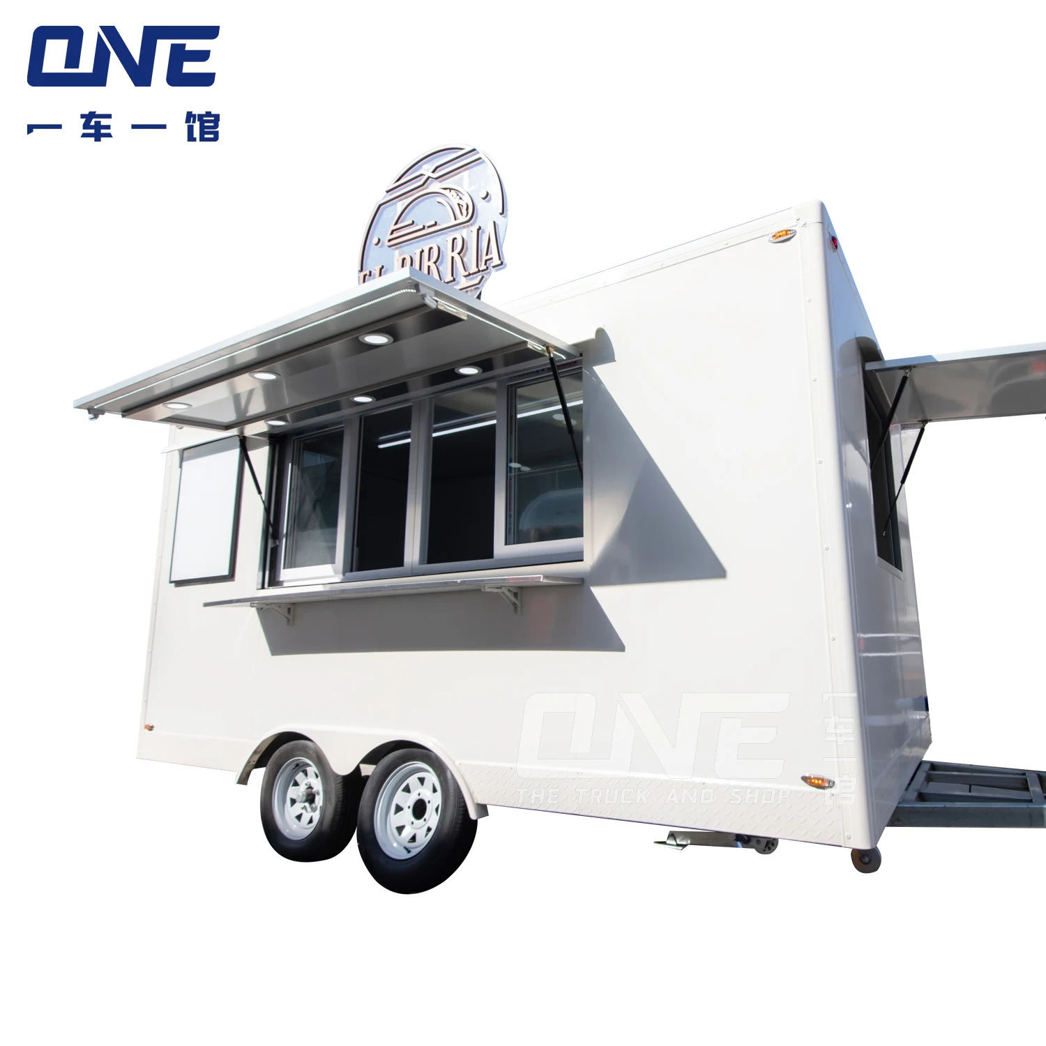 Customized Insulating Window Food Truck with Full Kitchen
