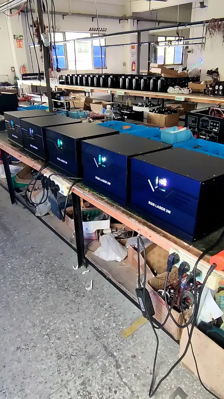 8w Full Color Animation Dmx Ilda Control Effect For Christmas Party Bar ...