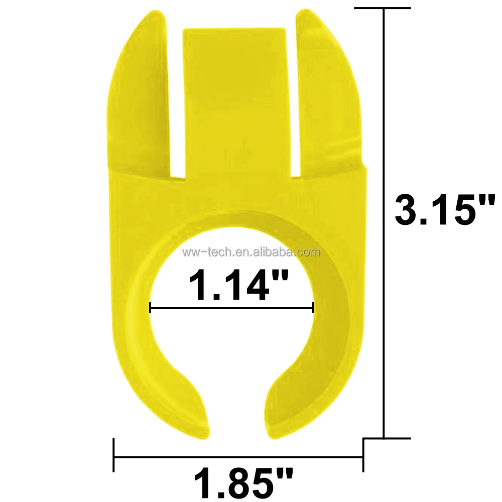 MOFUNYO Plastic Vino Wine Glass Plate Clip Buffet Clips