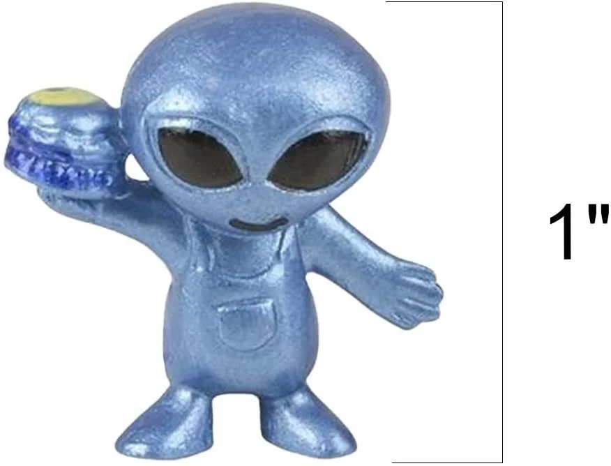 Vinyl Alien Toy Figurines Fun Space Party Favors For Kids,Small Ufo ...