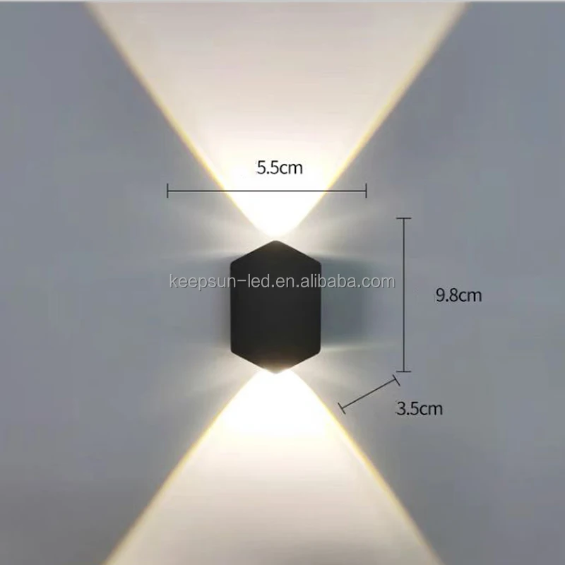 2w 4w 6w 8w Indoor Squiggle Lamp Led Wall Lamp Waterproof Ip65 Ac85 ...