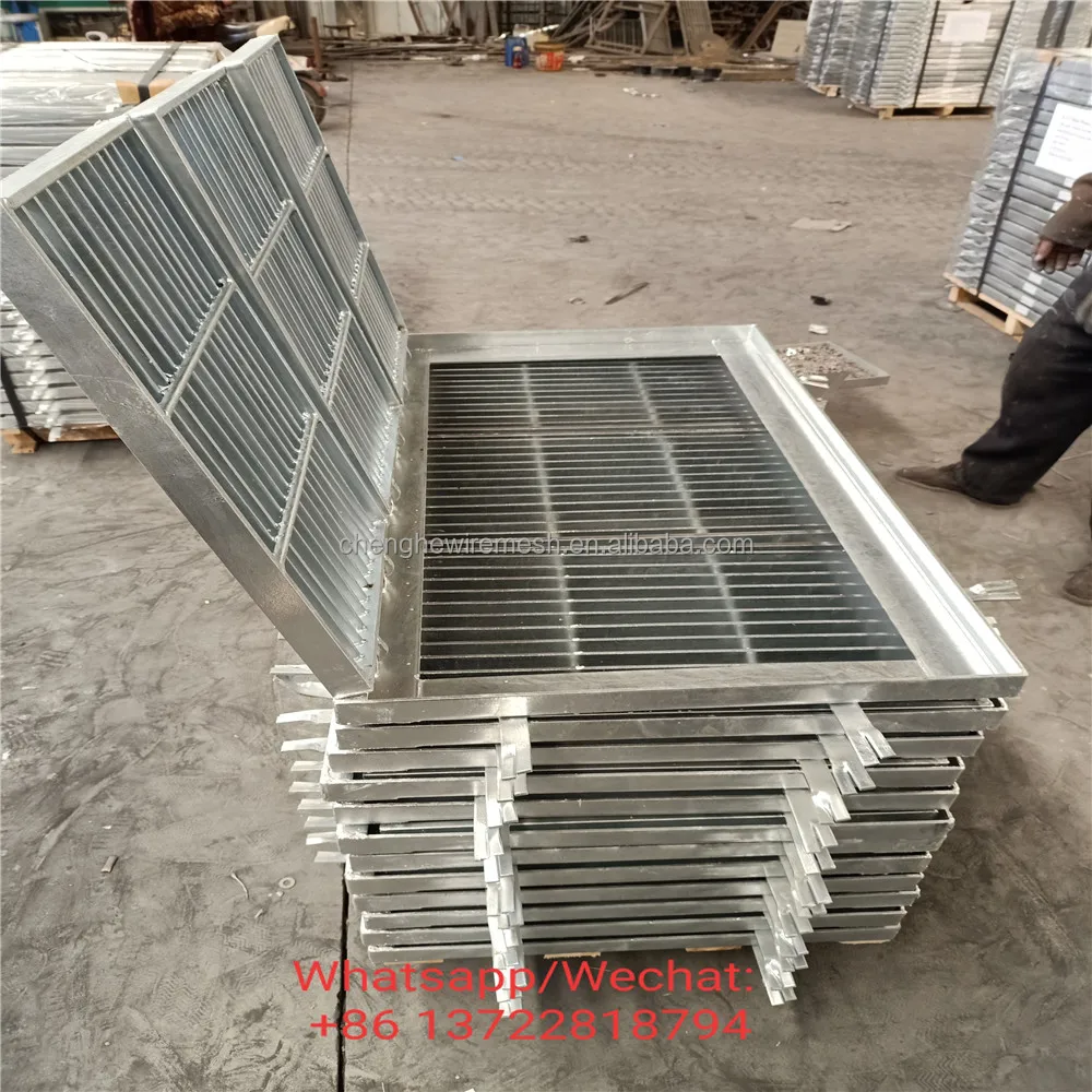Singapore Hdb Gal Pedestrian Steel Grating With Hinge Opening For Sump ...