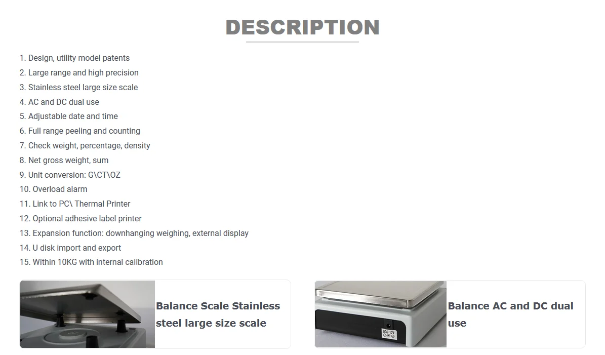 Infitek Balance Scale - Precision for Laboratory Analytics