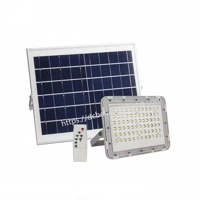 100W LED Solar Lamps Waterproof Solar Powered Remote Control All-in-one ...