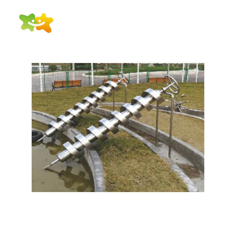 Stainless Archimedes Screw - Fun Water Playground Equipment