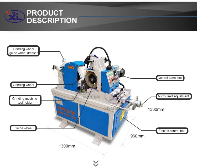 Xieli Machinery High Precision Manual Centerless Grinder