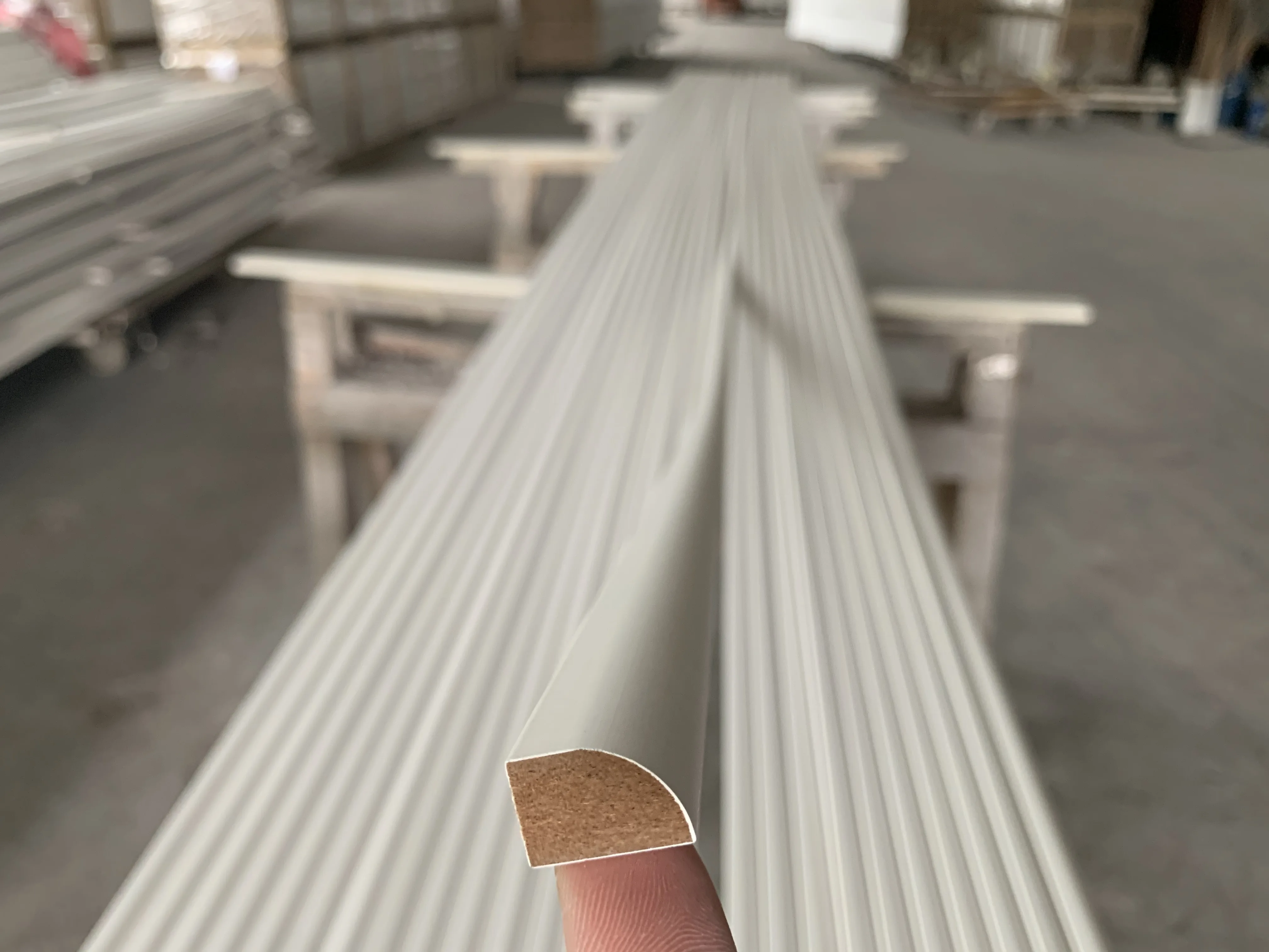 White Primed MDF Baseboard Square Board S4S 1x6| Alibaba.com