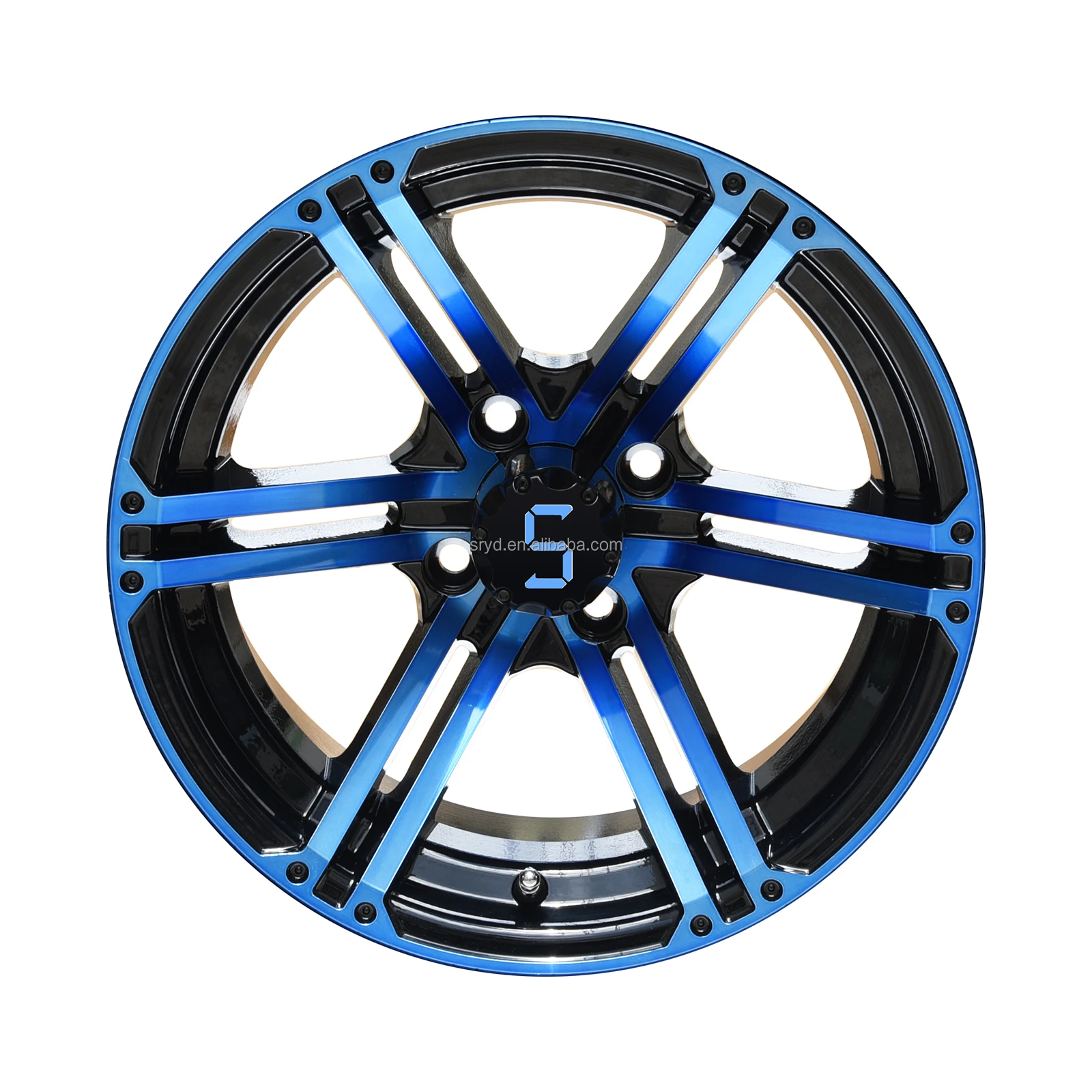 Golf Cart Accessories,12 Inch Golf Cart Wheels,4 Wheel Drive Electric ...