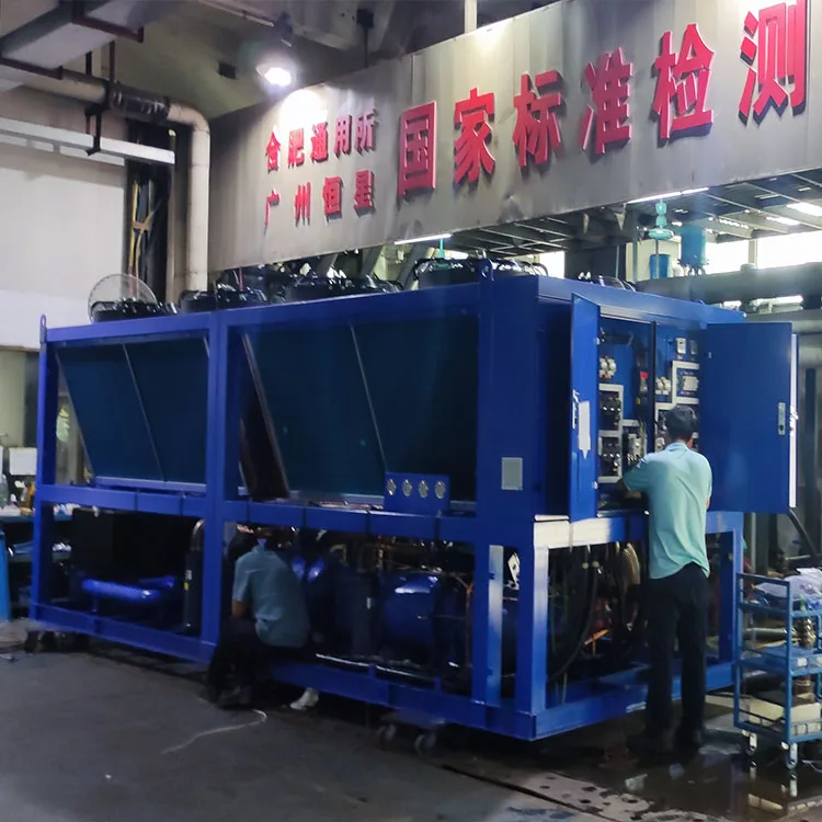 Real Ice Skating Rink Refrigeration Chiller System for Home Backyard ...