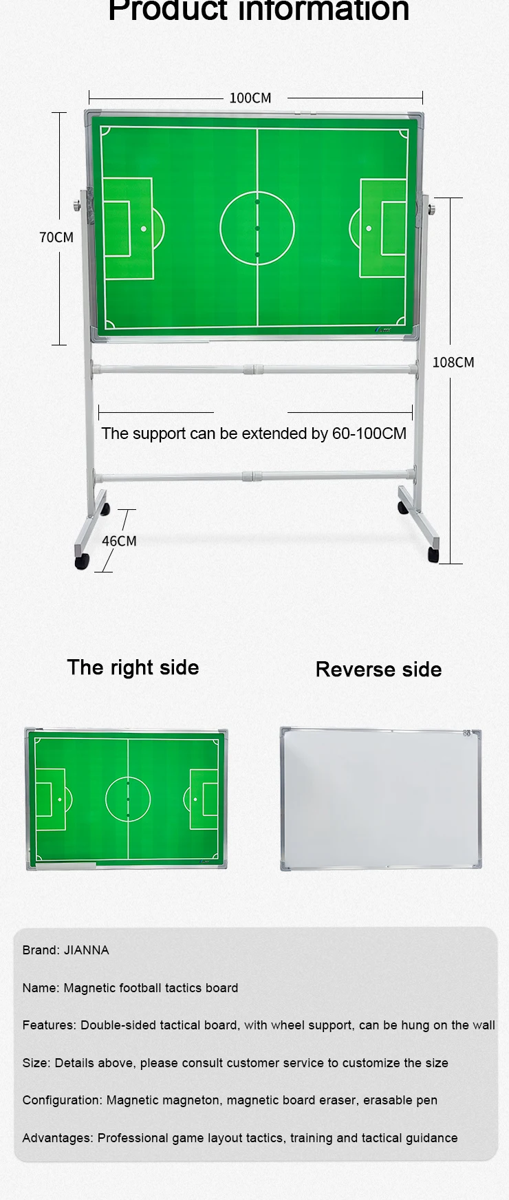 Mock Soccer Field coach Tactical Instruction Instructs Large Size ...