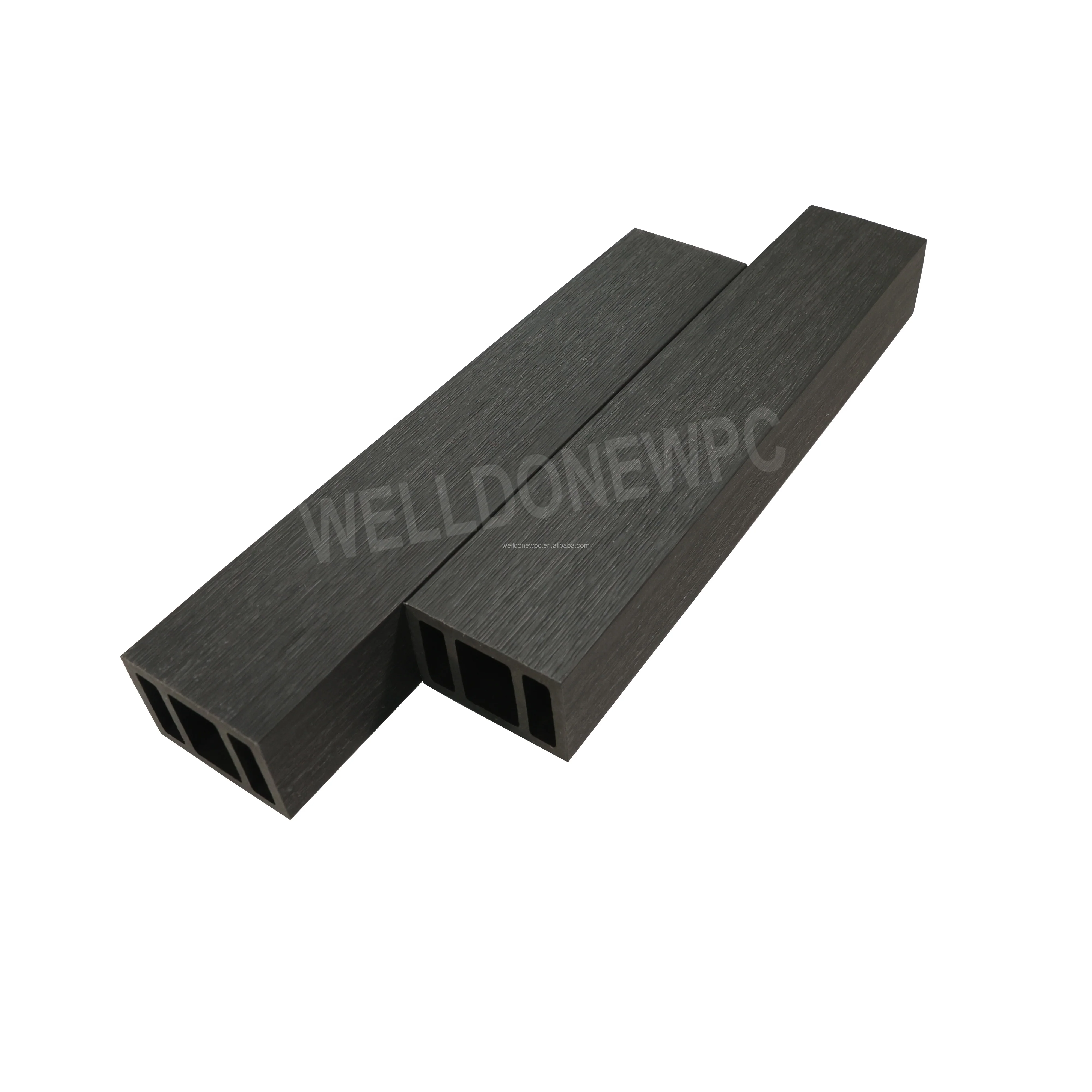 100*50mm 60*42mm 120*70mm Restaurant WPC Timber Tubes and Modern Design ...