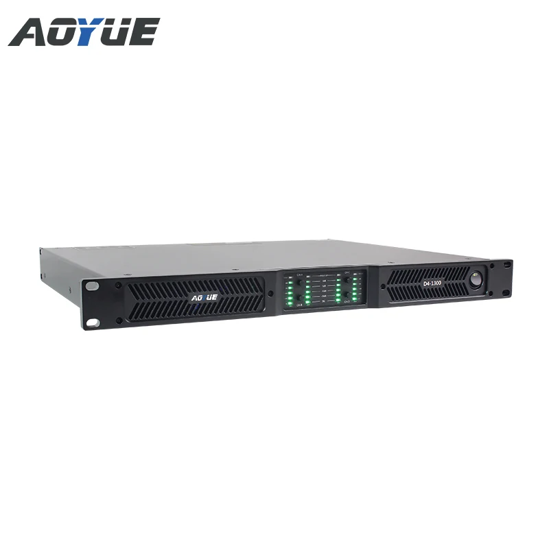 D4-1300 Amplificador 1000 Watts 4 Channel 2ohms Stable 1u Class D Professional Sound Power ...