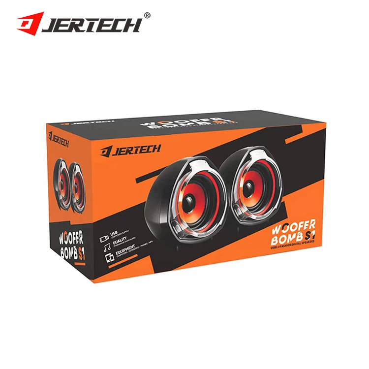 Jertech S1 Speakers Audio System Sound Box Gaming Car Mini Speaker ...